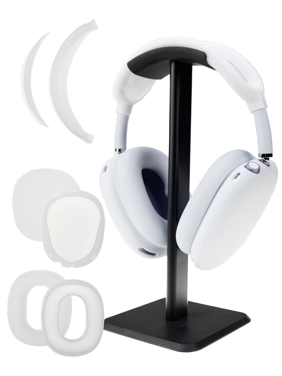 Комплект силиконовых накладок AirPods Max (Белый)