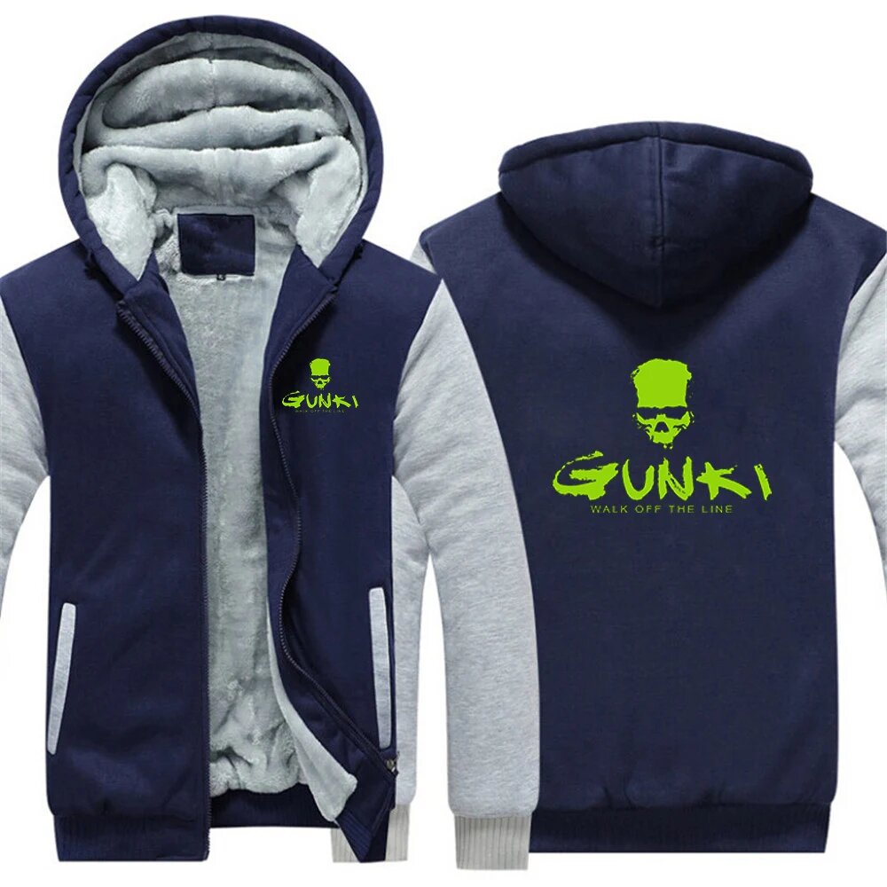 Мужская куртка Gunki с капюшоном, Зеленый, XXXL