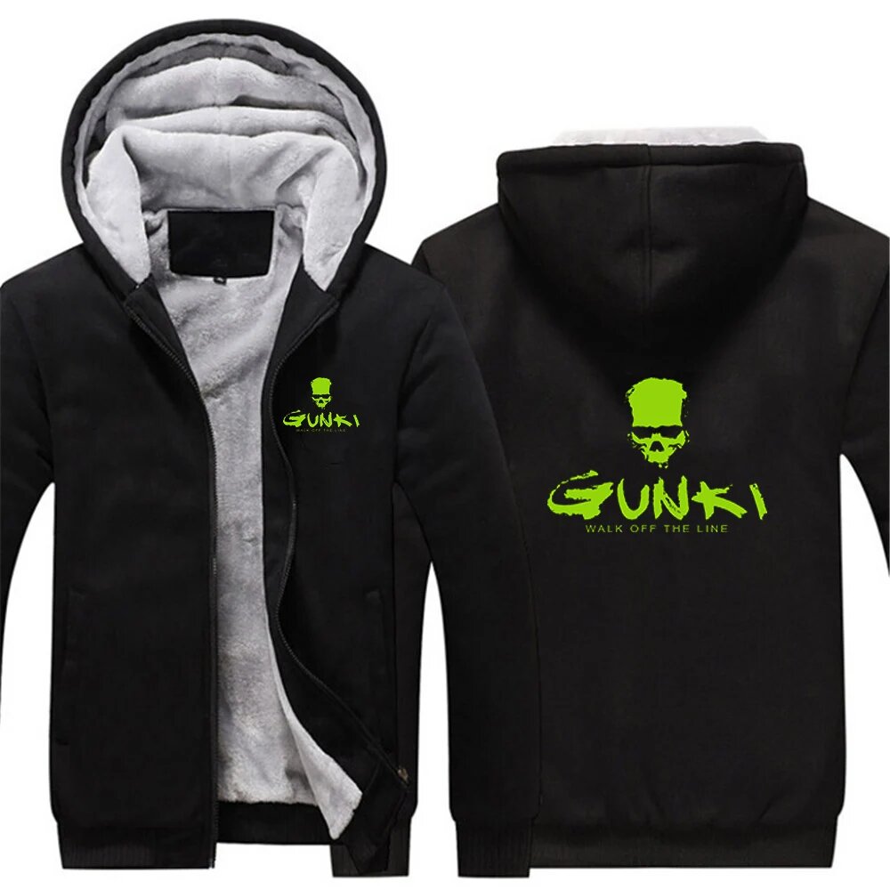 Мужская черная куртка Gunki на молнии, размер L