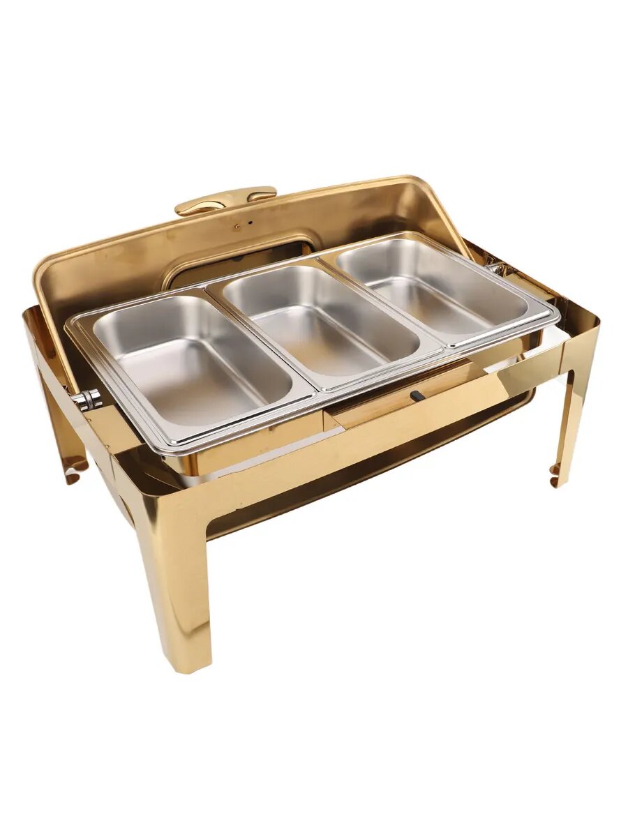 Жаровня из нержавеющей стали Жаровня для шведского стола 9 л