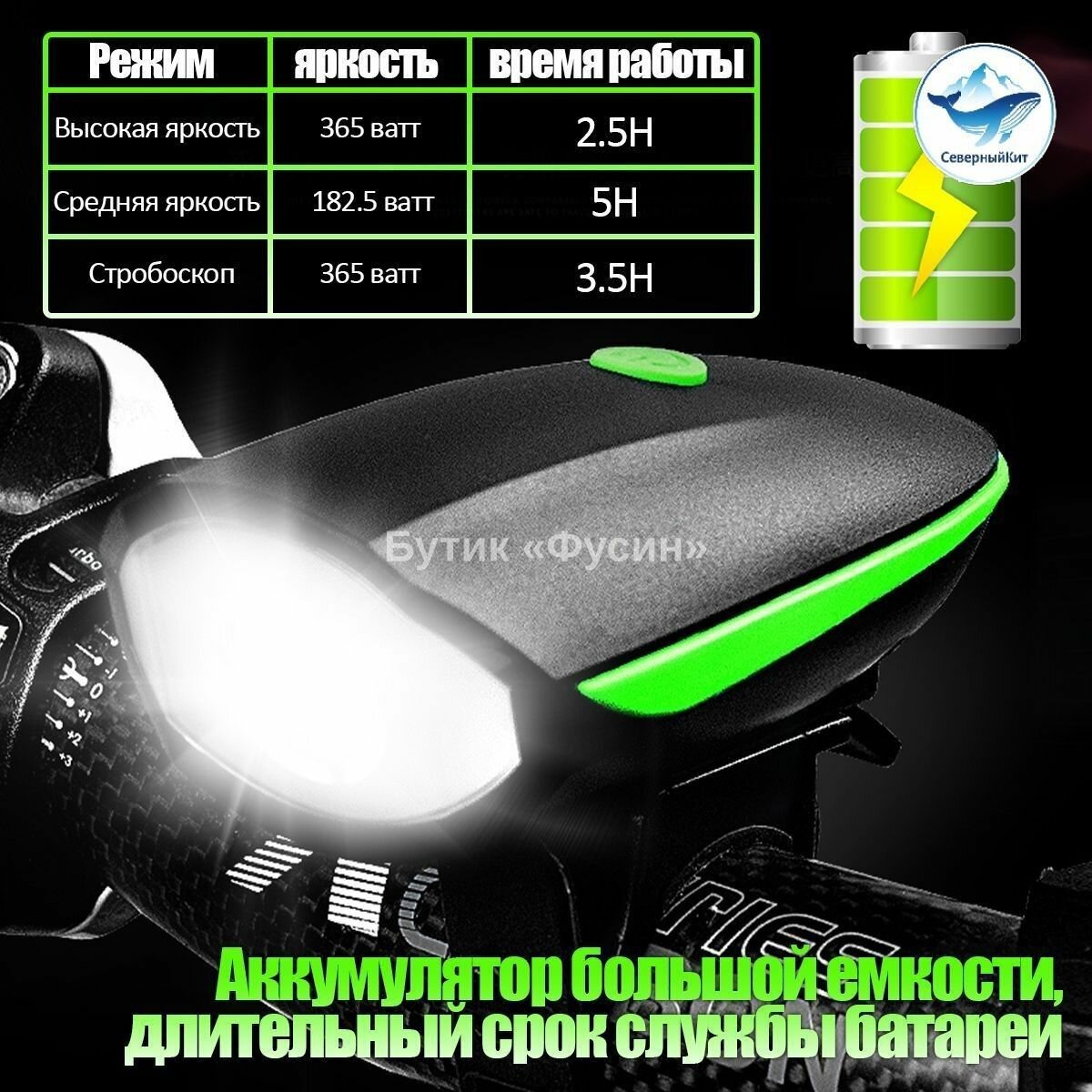 Фонарь для велосипеда — фото 1