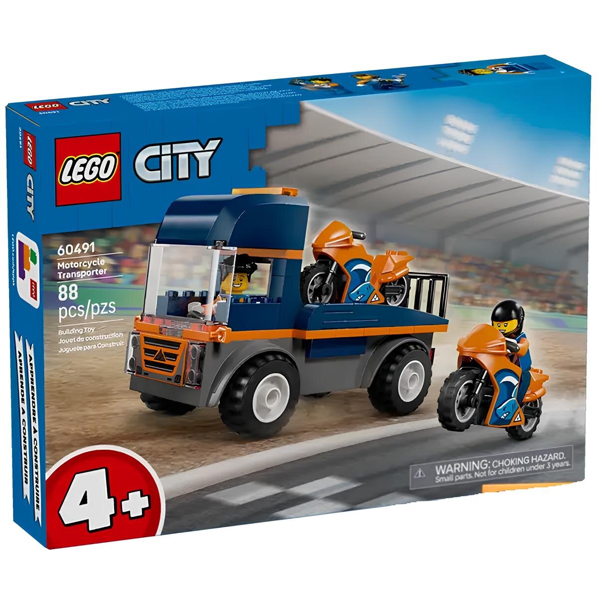 Конструктор LEGO City 60491 Мотоциклетный транспортер