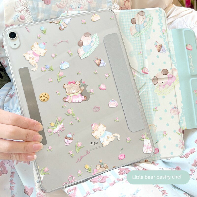 Morock【Illustrator Collaboration】Защитный чехол для планшета Apple iPad, подходит для iPad Air7, защитный чехол Mini7,