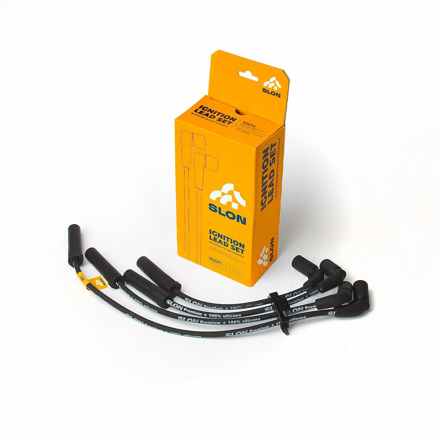 Жгут высоковольтных проводов Renault Logan (1,4 1,6 - 8 клапанов) OEM №: 8200506297 , SLON SLN001