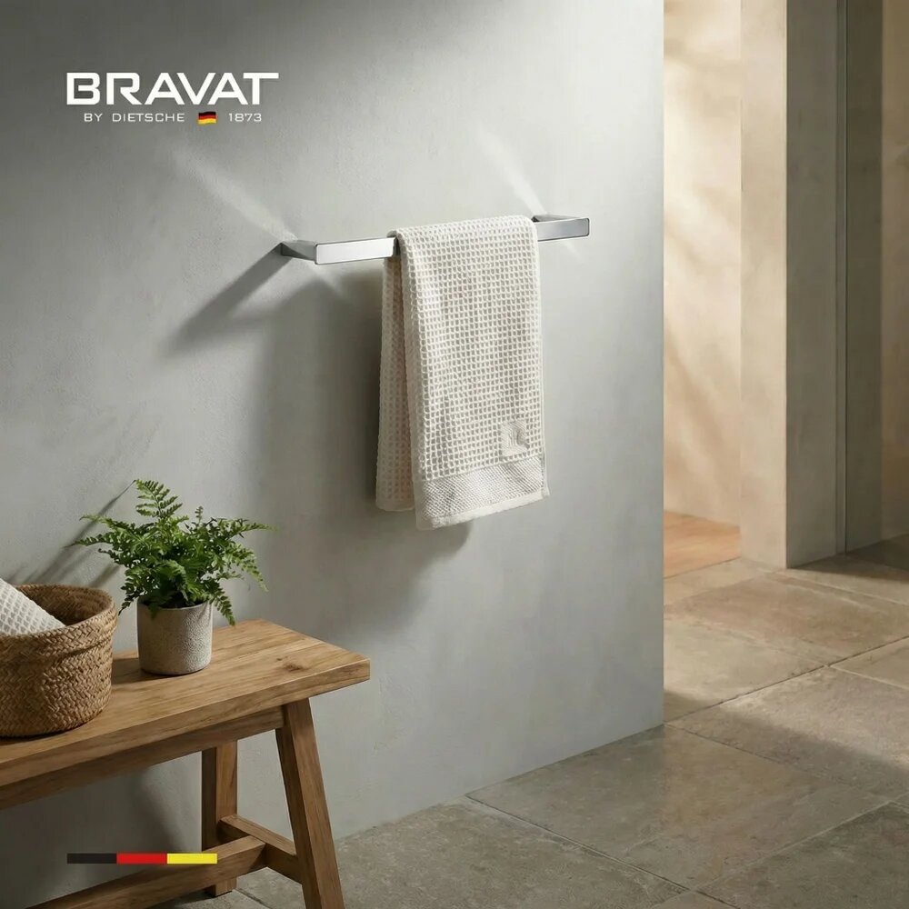 Держатель для полотенец BRAVAT D7645CP-SW