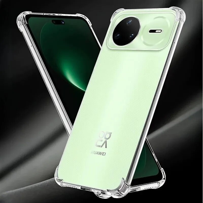 Для Huawei Nova 15 Pro чехол Прозрачный силиконовый чехол для телефона с защитой от падения