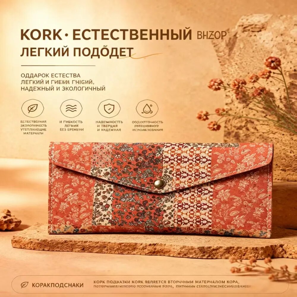 Кошелек , красный — фото 1