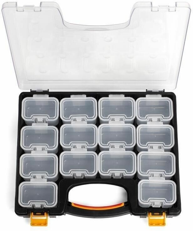 Кейс-органайзер с 14 сменными модулями, серия "профи" (К-02)