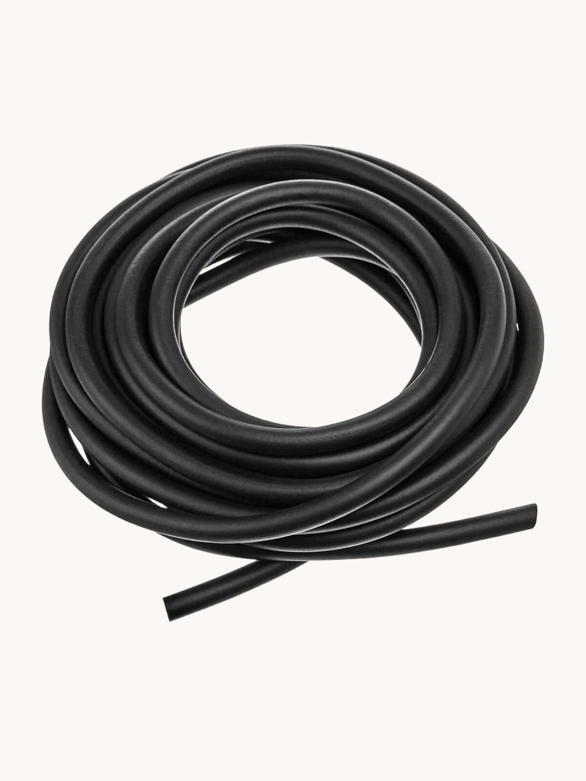 Уплотнитель для дверей Сима-ленд, О-образный, резина, 6мм, 5м, черный