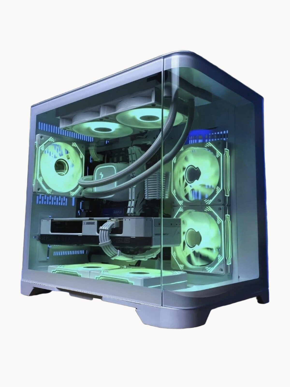 Мощный игровой компьютер Core i7 (2690v3) 12ядер, RTX4060, 32ГБ, SSD 1500Gb, 750W, Win10 Pro