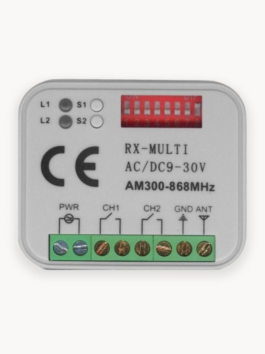 Универсальный приемник RX Multi для ворот и шлагбаума AM300-868MHz