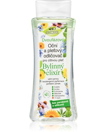 Средство для снятия макияжа с глаз Bione Cosmetics Herbal Elixir, 255 мл