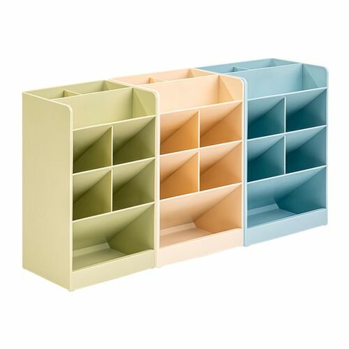 Органайзер настольный Deli 8939GREEN, 120х91х205, пластик, зеленый