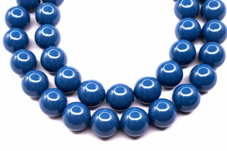 Жемчуг Swarovski 5810 #719 12мм Crystal Dark Lapis Pearl, 5810-12-719, 1шт