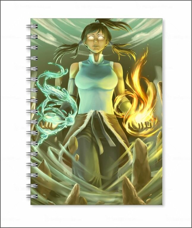 Тетрадь Аватар: Легенда о Корре, Avatar: the legend of Korra №6, А6 - 10 на 15 см
