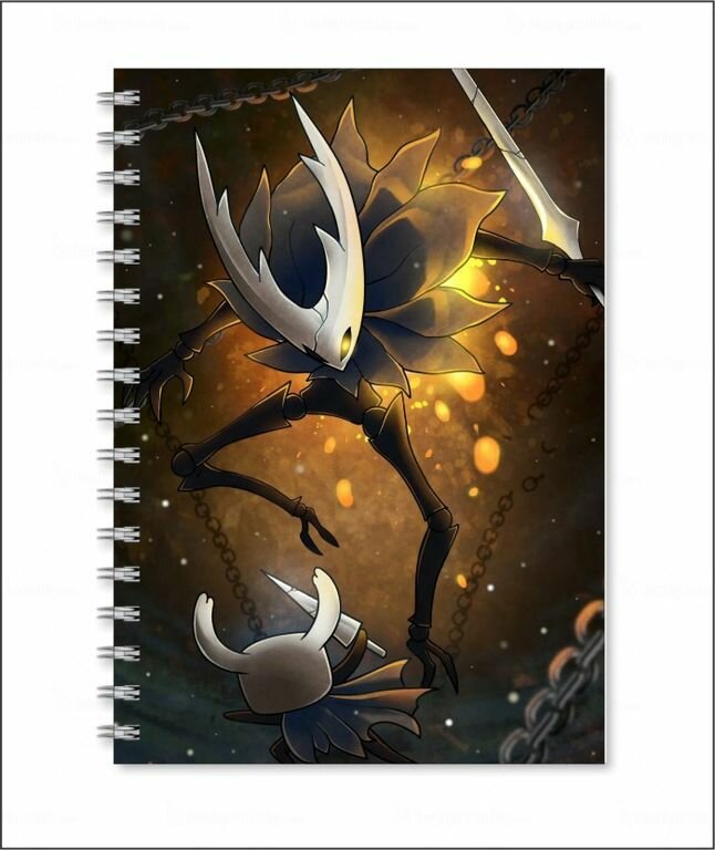 Тетрадь Hollow Knight, Холлоу Найт №2, А6 - 10 на 15 см