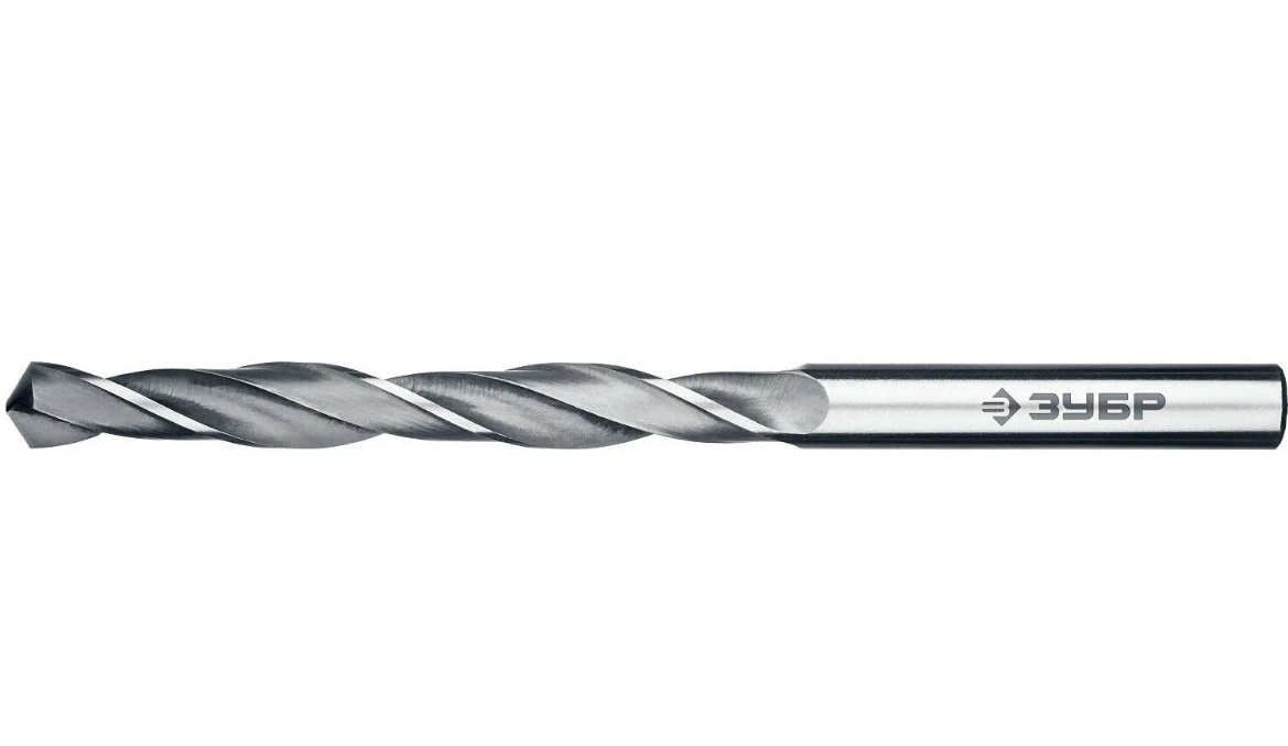 ЗУБР ПРОФ-в 6.4х101мм, Сверло по металлу, сталь Р6М5, класс В, 29621-6.4, Серия Профессионал