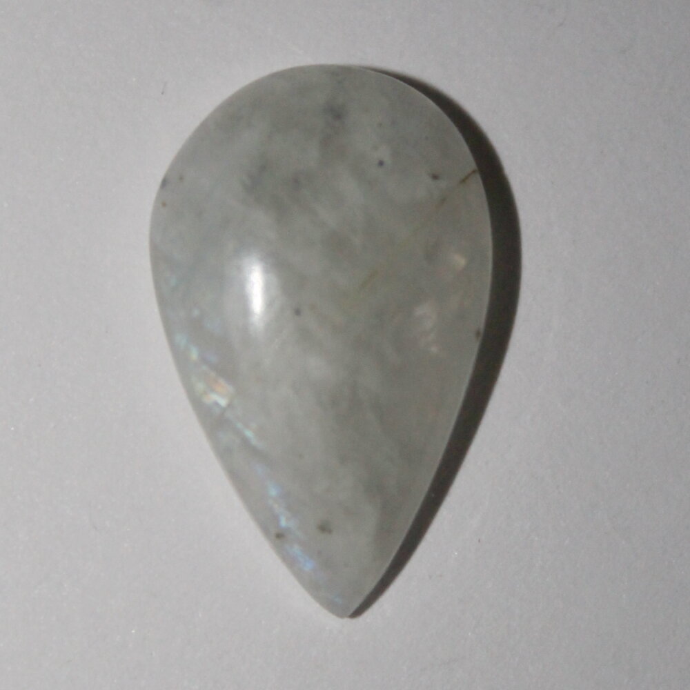 Коллекционный кабошон лунный камень, 21х13х3 мм, Шри-Ланка, «True Stones»