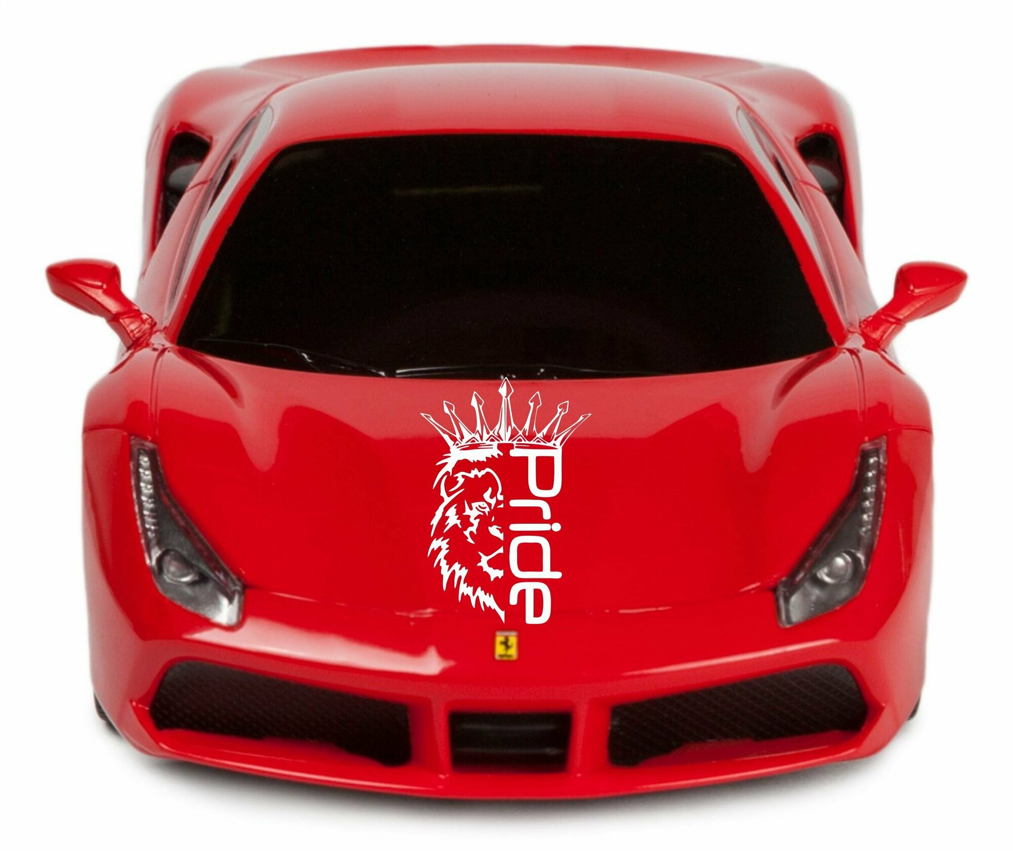 Наклейка на машину Лев Прайд Pride на капот 55х40см