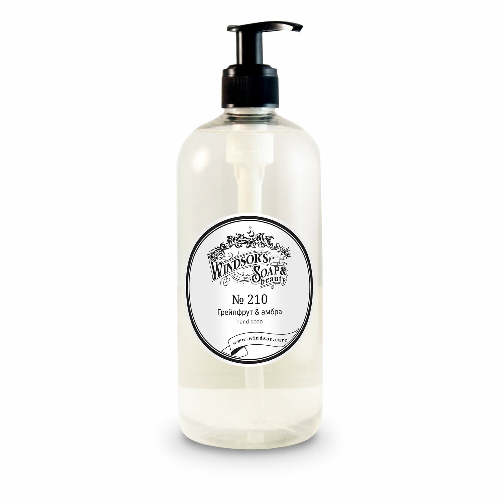 Жидкое мыло Windsor's Soap №210 Грейпфрут & амбра 500 мл