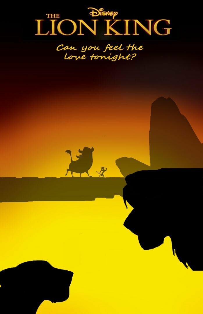 Плакат, постер Lion king/Король лев на бумаге, размер 21х30см
