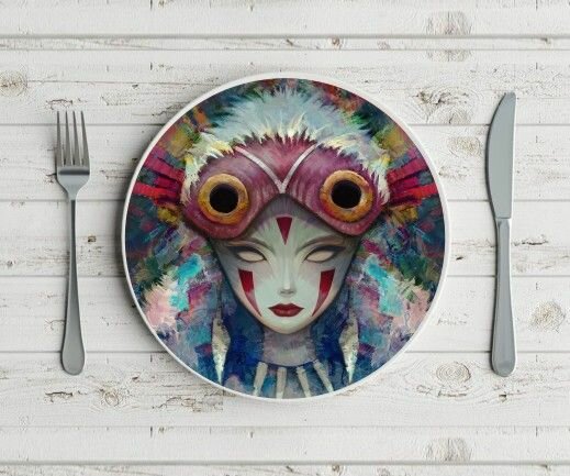 Тарелка Принцесса Мононоке, Princess Mononoke №11