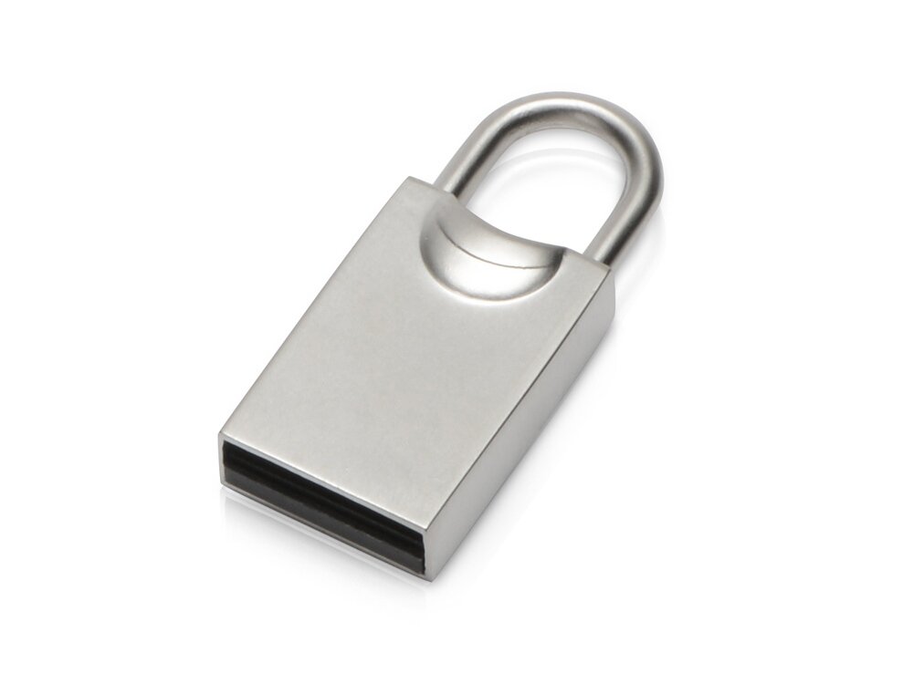 USB-флешка «Lock» Oasis, USB 2.0, 16 Гб, металл, 1 шт, серебристый