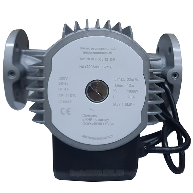 Насос циркуляционный Wilo NOC 80/12 DM (0.850 кВт, PN6, 3x380В, фланцевое подключение)