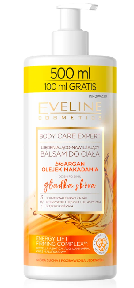 Подтягивающе-увлажняющий лосьон для тела для сухой и очень сухой кожи серии body care expert, 500мл