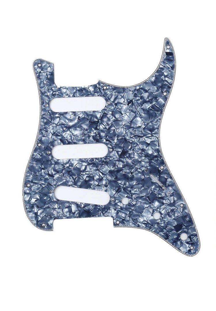 Пластиковая панель, Fender Stratocaster, чёрная, РARTSLAND M3P-BK