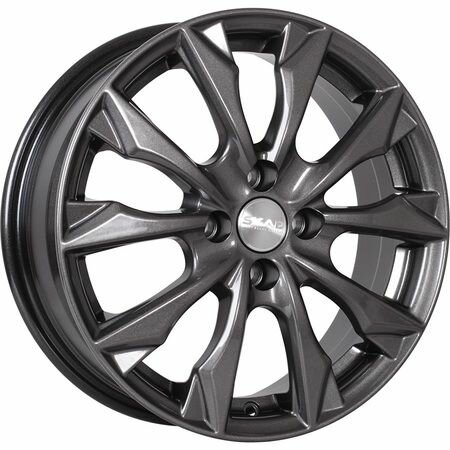 Колесный литой диск СКАД Нагоя R16x6 4x100 ET45 CB60.1 Graphite