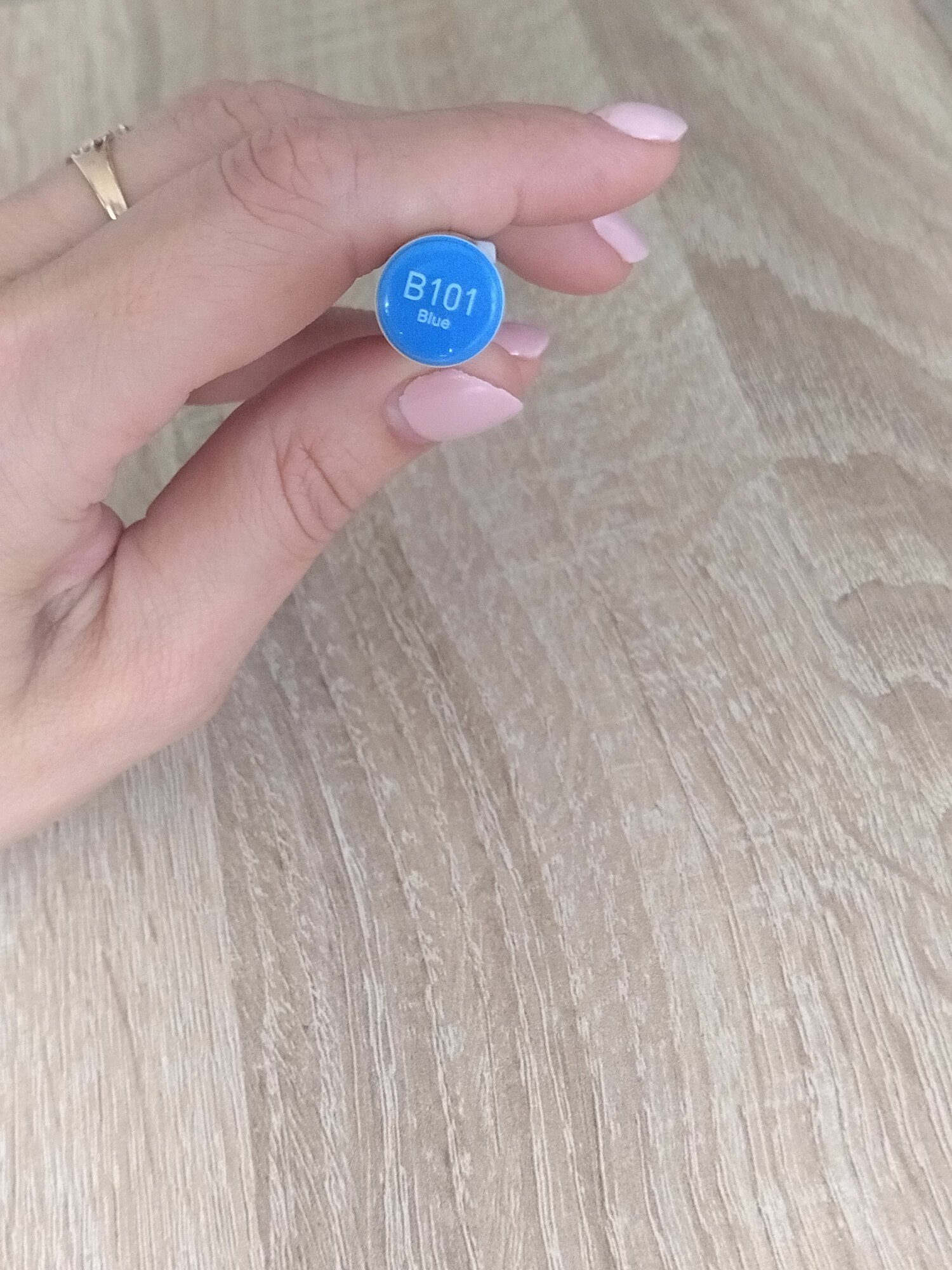 Двусторонний заправляемый маркер SKETCHMARKER на спиртовой основе для скетчинга, цвет: B101 - Blue