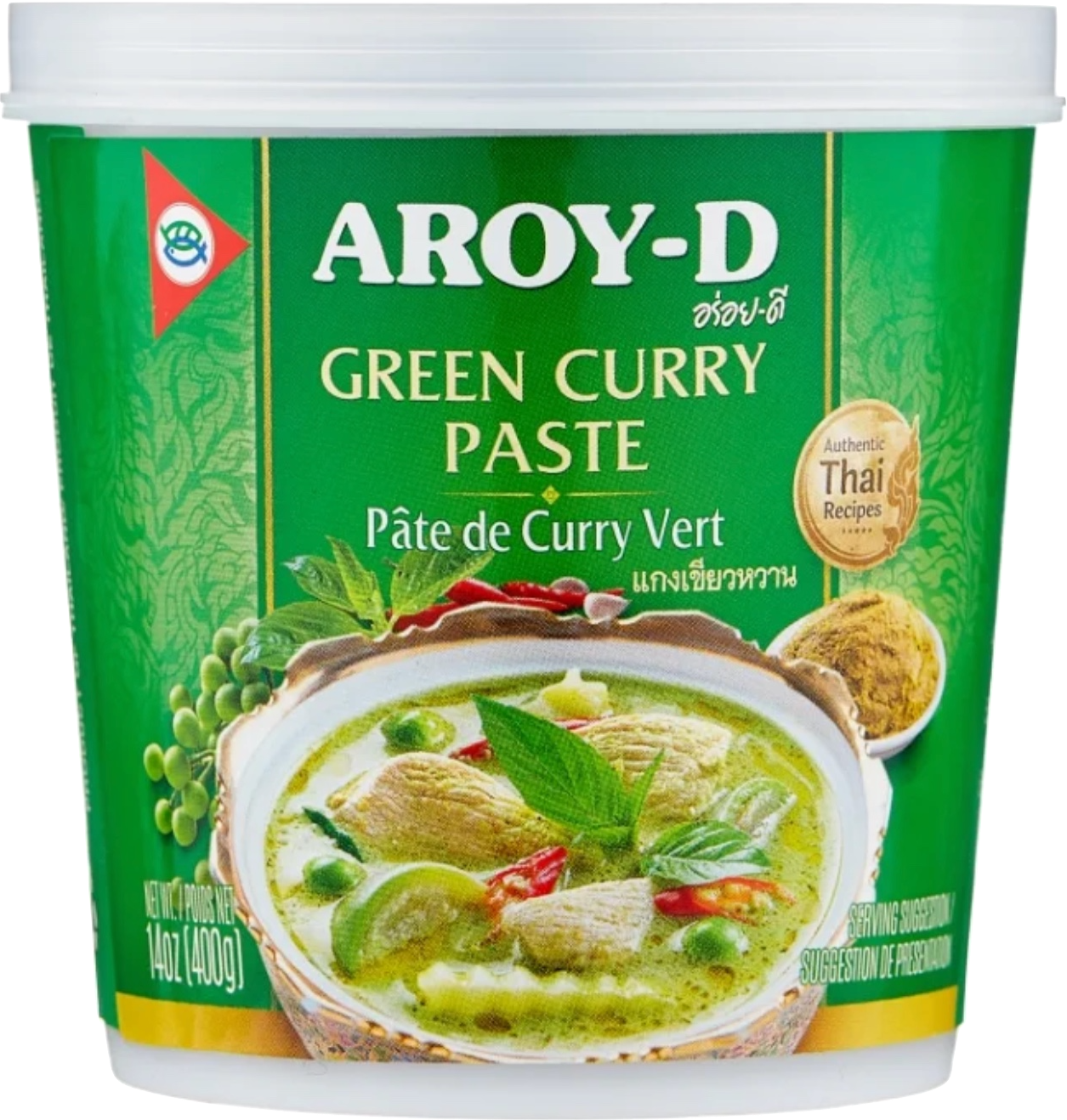 Aroy-D Паста Карри зеленая, 400 г