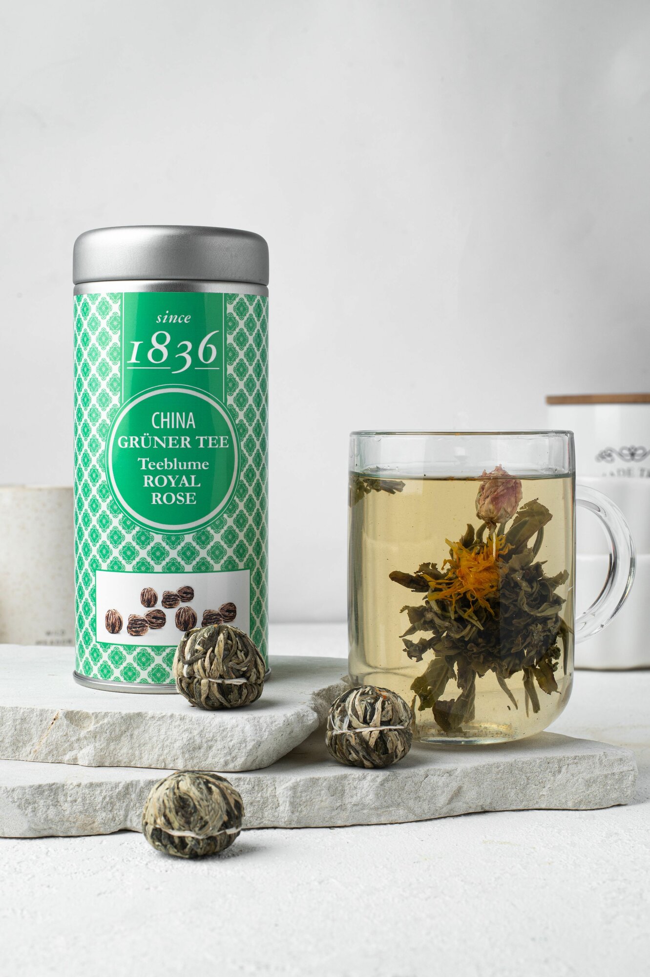Чай зеленый GRUNER TEE Teeblume ROYAL ROSE