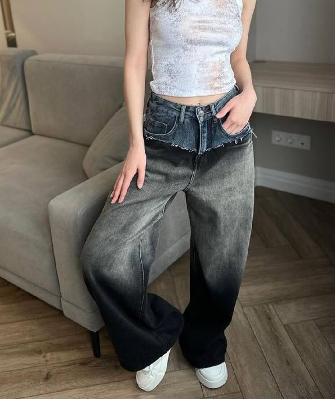 Джинсы трубы