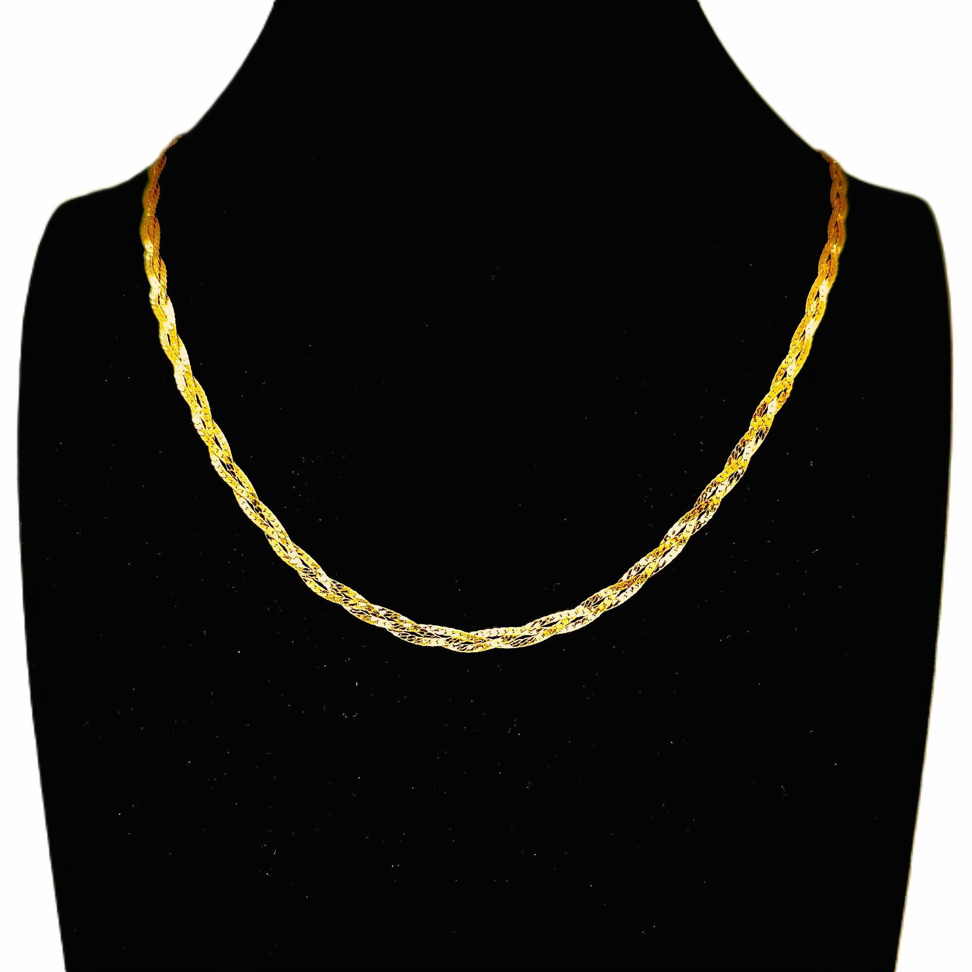 Цепь серебро, 925 проба, золочение