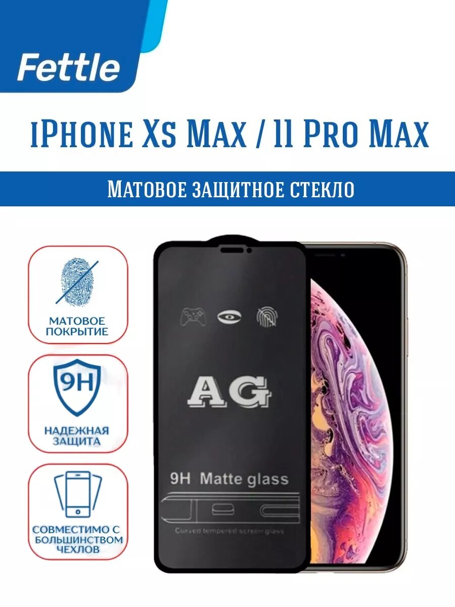 Матовое защитное стекло iPhone Xs Max - 11 Pro Max