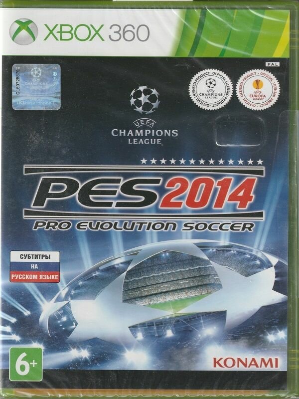 Pro Evolution Soccer 2014 (PES 14) Русская версия (Xbox 360)