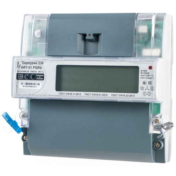 Счетчик электроэнергии Меркурий 236 ART-01 PQRS 3х230/400В 5 60 А, инкотекс М0000051659 (1 шт.)