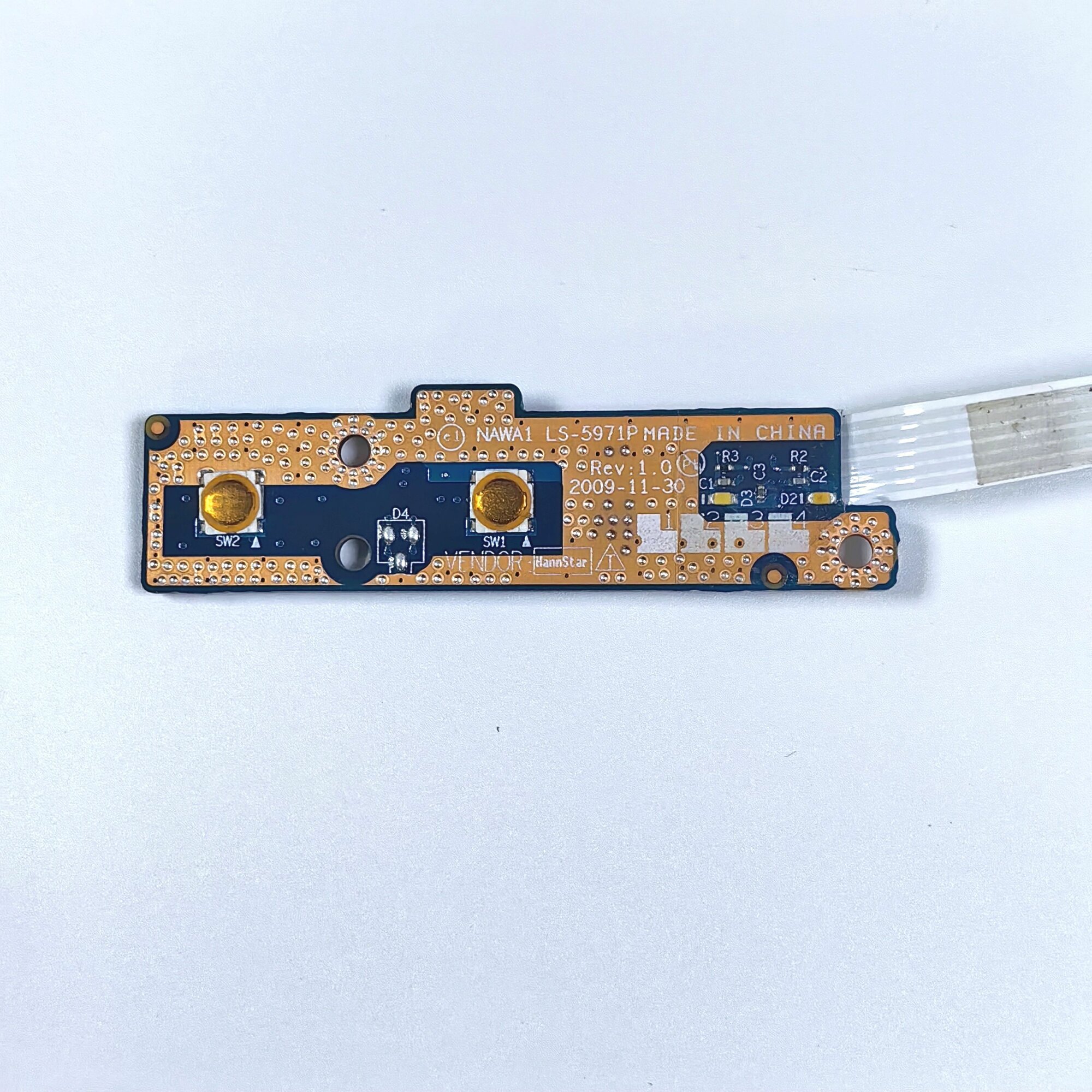 Плата включения со шлейфом ноутбука Lenovo B550 G550