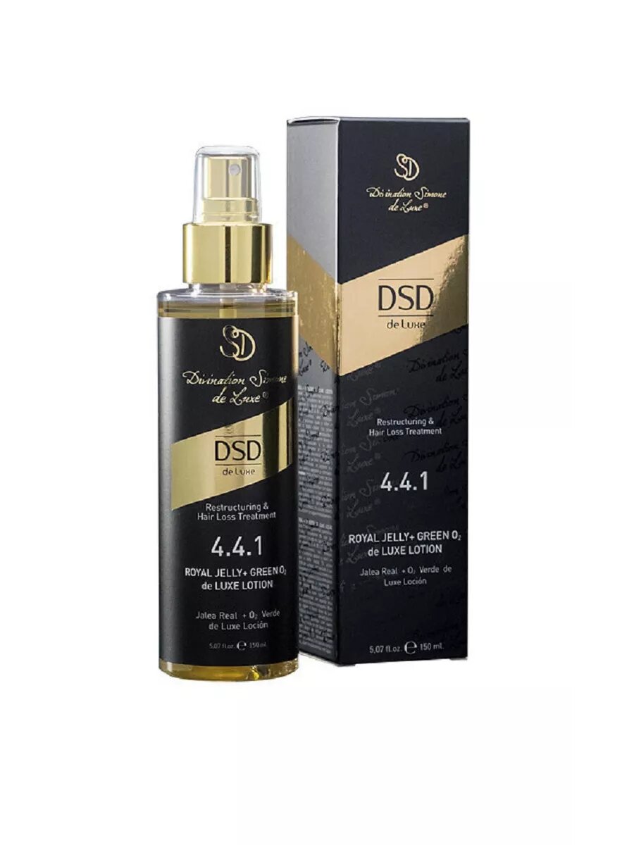 № 4.4.1 Лосьон DSD de Luxe "Royal Gelly +Green O2" для укрепления волос 150 мл