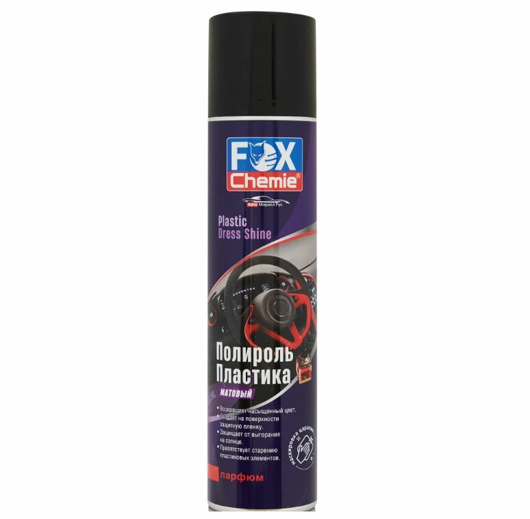 Полироль для пластика матовый Fox Chemie парфюмированный, 400 мл
