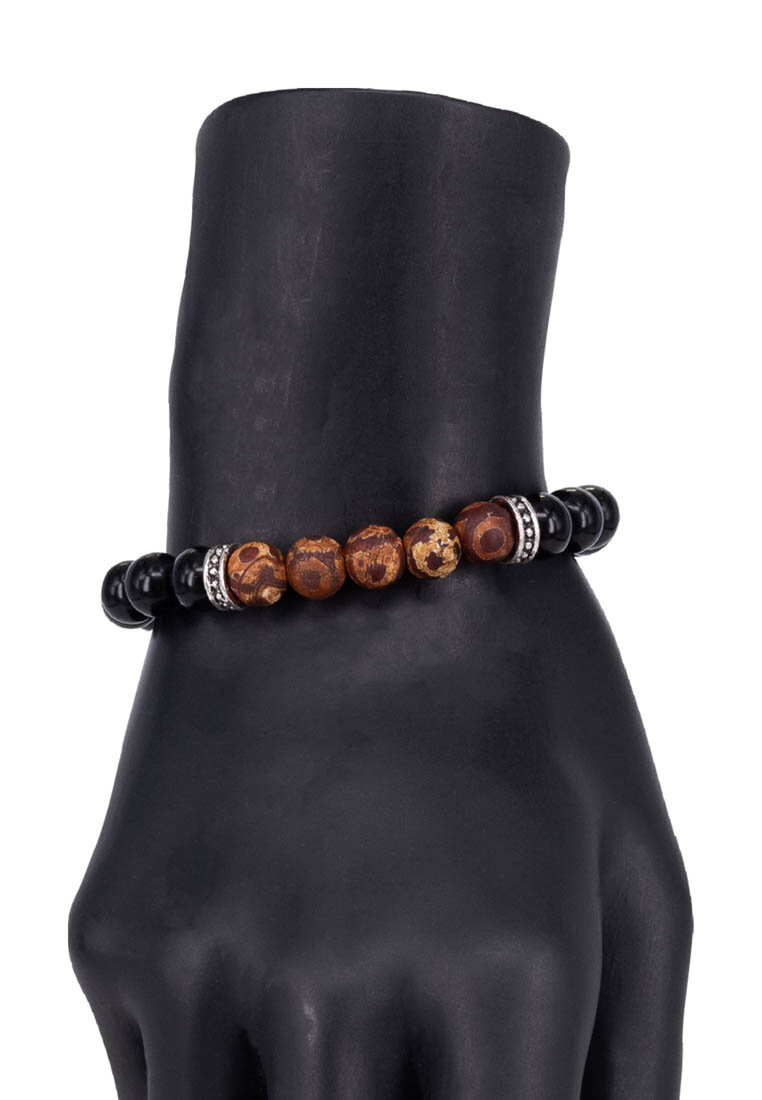 Эластичный браслет, агат