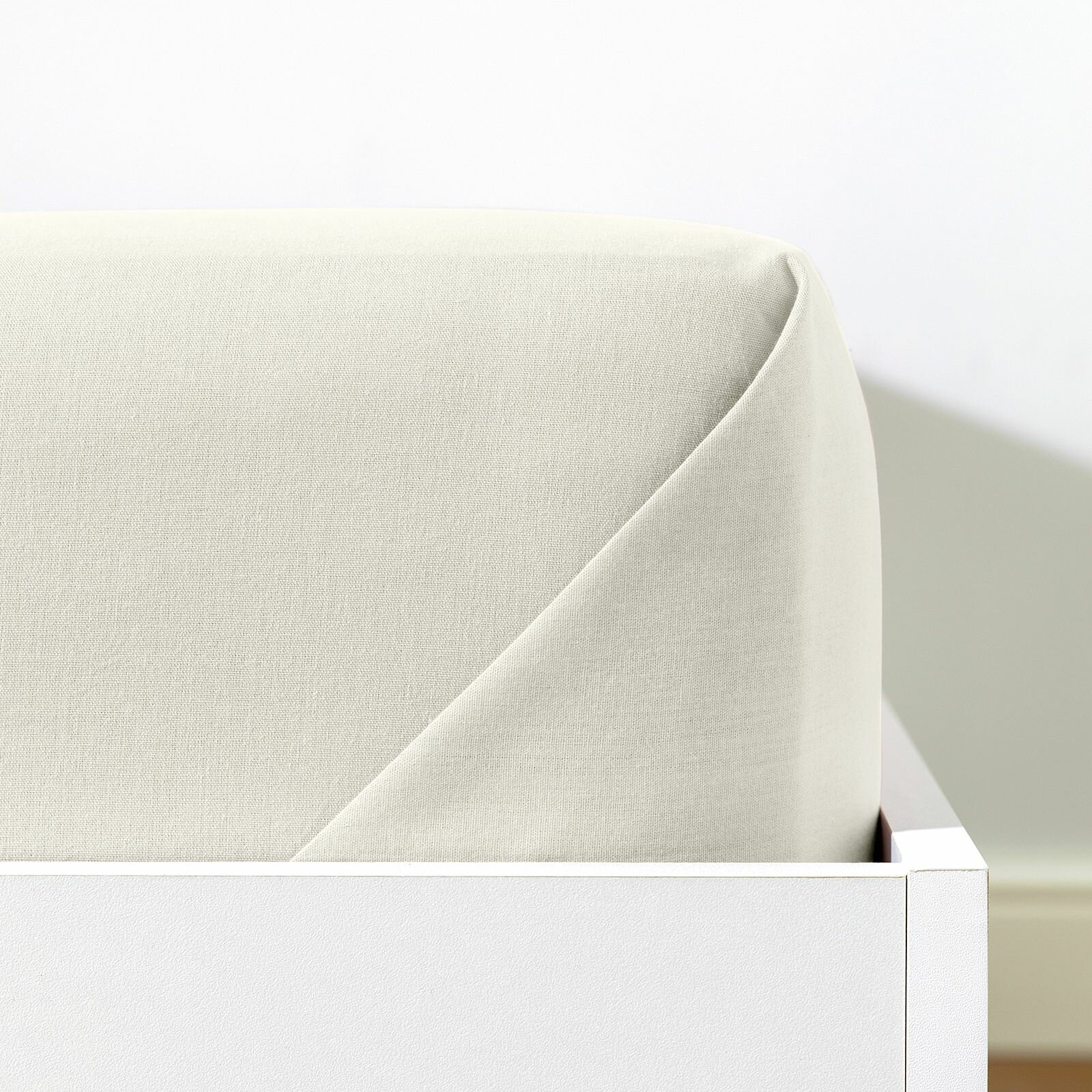 Простыня перкаль 240х260 "Cozy Home"Однотон/Only Color рис. 86036 - 2 Экрю/Ecru