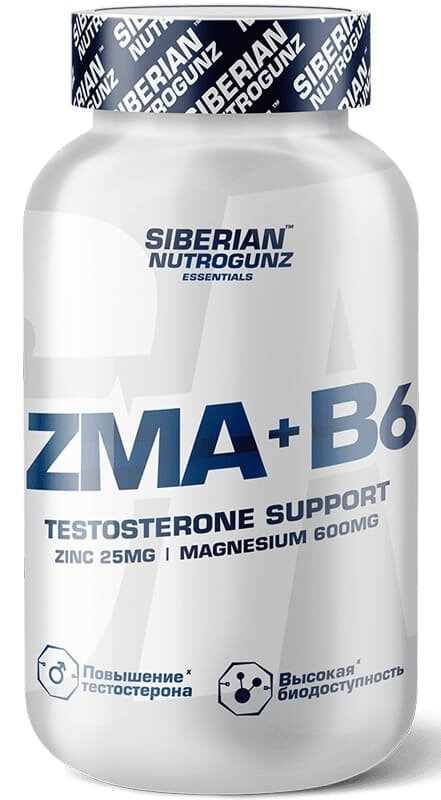 Siberian Nutrogunz Mantra ZMA + B6 60 капсул