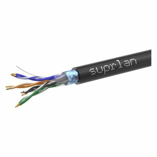 Кабель сетевой информационный SUPRLAN Standard, кат.5E, 305м, черный [01-1028-1]