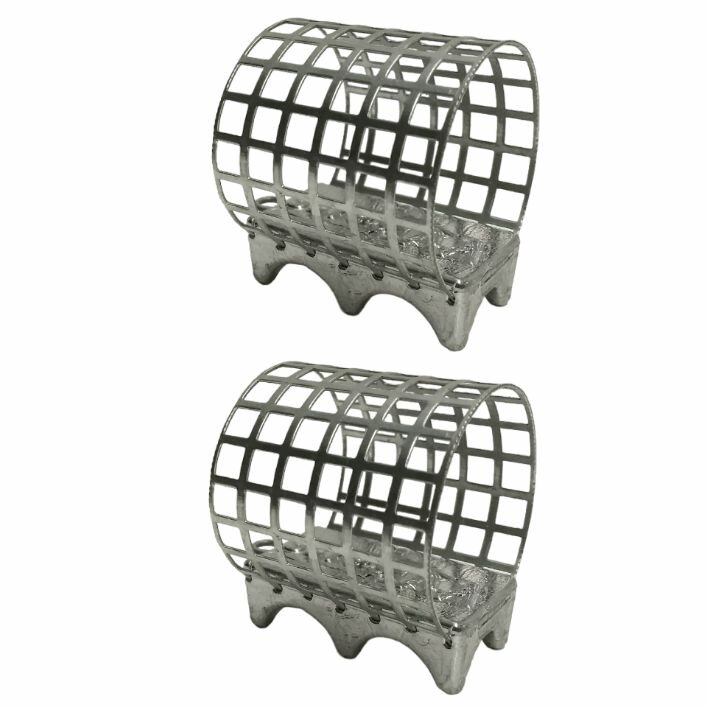 2 шт. / Кормушка фидерная 70 гр. с грунтозацепом для реки с умеренным или сильным течением