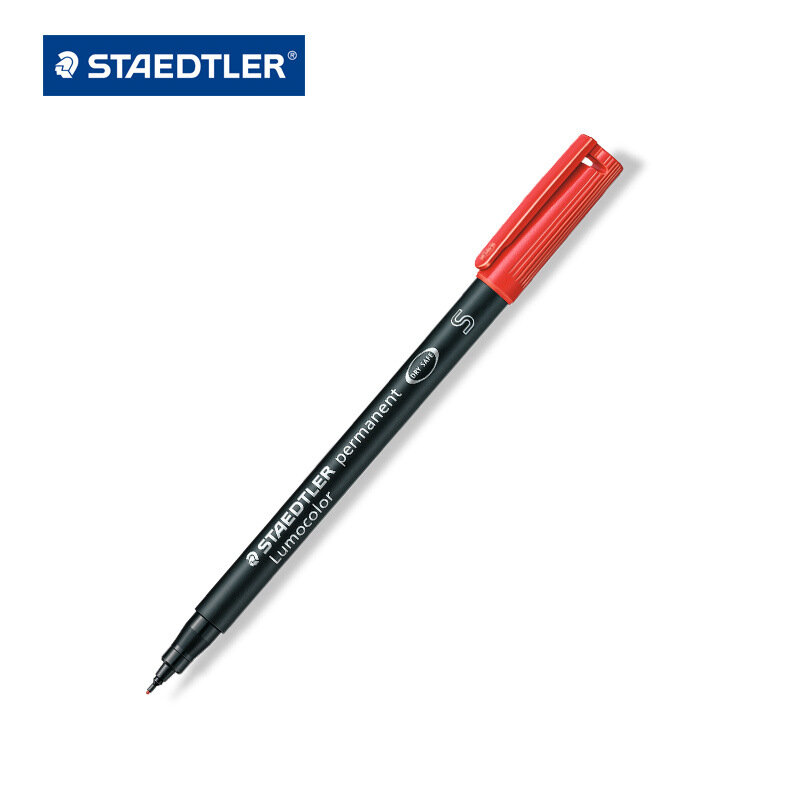 Ручка Staedtler Marker Pen 313S, не выцветает, дисковая, маслянистая, красная