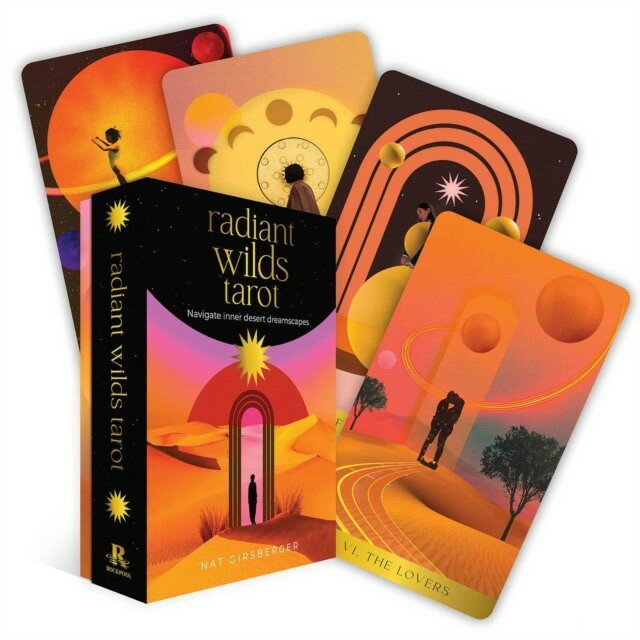 Girsberger, Nat "Radiant Wilds Tarot: Navigate Inner Desert Dreamscapes (78 Full-Color Cards and 128-Page Guidebook)"