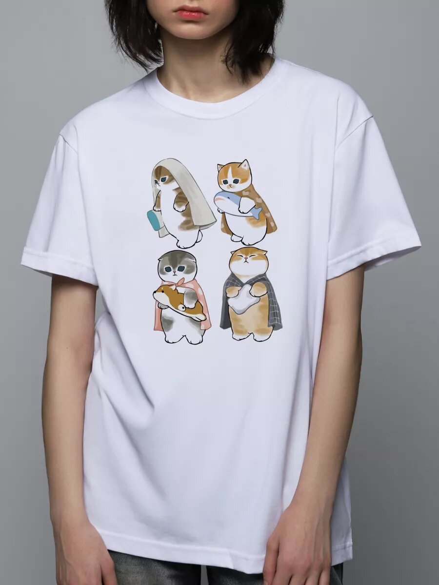 Футболка с котиками